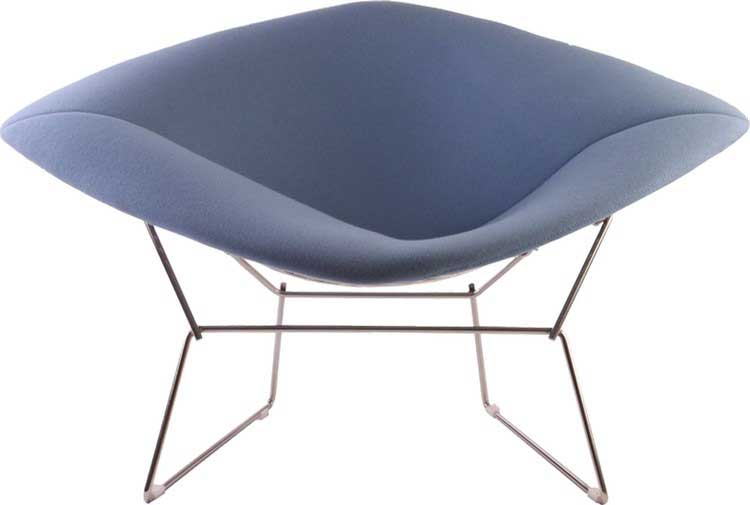 Harry Bertoia (1915-1978) - Large Diamond Chair, Diamond Wire Chair ...